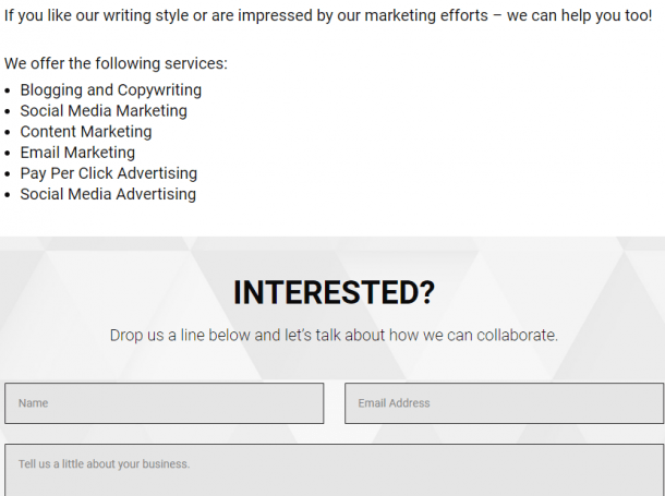 How To Create A Perfect But Simple 'contact me' Page | Another ...